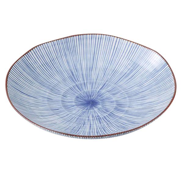 【商品概要】商品サイズ:約14.5×3cm商品重量:0.165kg素材:磁器原産国:日本【商品説明】【商品詳細】ブランド：浜陶(Hamato)商品種別：小皿商品名：浜陶 波佐見焼 和山窯 取皿 約15cm 染千筋 173936 ブルー製造元...