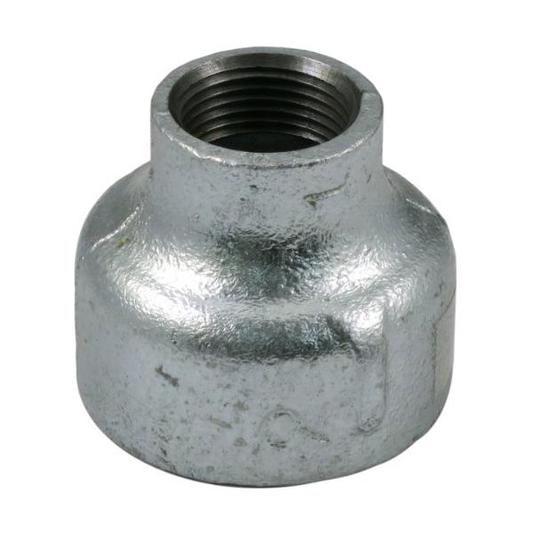 ポンプ用ジョイント水道管50Aと25A用の異径ソケット鉄製・白