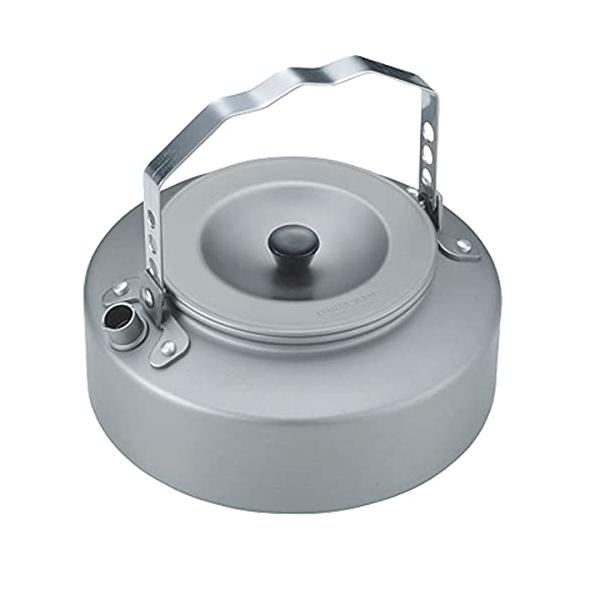 【サイズ】使用時：直径14.6×深さ6.4cm、収納時：直径14.7×高さ7.1cm【重量】約163g【満水容量】0.7リットル【適正容量】0.6リットル【材質】本体・フタ：アルミニウム・アルマイト加工、ハンドル：ステンレス鋼、つまみ：フェ...