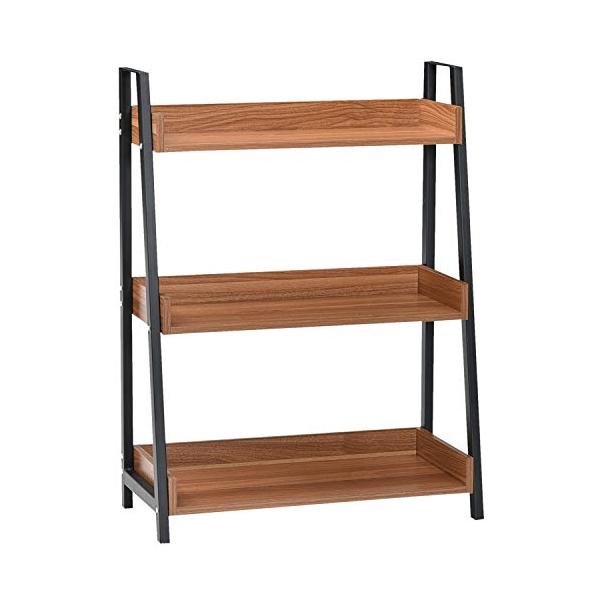 【マーキュリーシリーズ ラック】3段ラックの販売です。アイアンと木材を組み合わせ、モダンなデザインに仕上げました。【特徴】アイアンと木材を掛け合わせた、今流行のラダー（ハシゴ）ラックです。小物や本の収納、ディスプレイに最適です。スッキリとし...