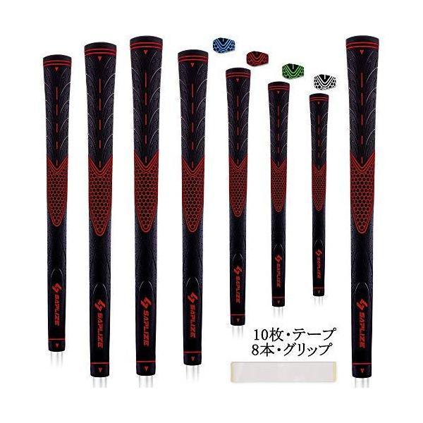 ????【コスパ】Saplizeはゴルフ愛好家の皆さんのために、品質の高い商品を作り出し、優れたコストパフォーマンスの商品を提供しております。??【滑り止め】四種類のパターンの溝の深さがあるので、雨の日でも滑らない抜群な性能が得られます。?...