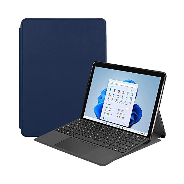 【対応機種】Surface Pro 8 13インチ【商品材質】ケースはPUレザー素材で、水、衝撃、傷などから本体を優しく守ります。【マグネット式】ケースはマグネットを搭載されていて、カバーをしっかり固定することができて、ケースの開閉も簡単に...