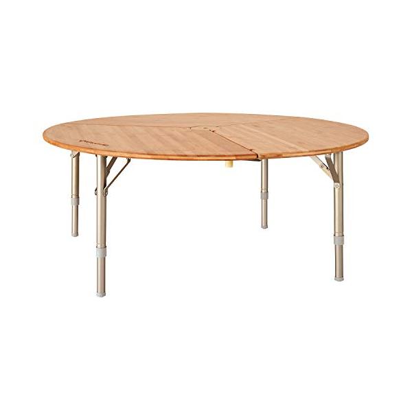 【高さは30−40cmの間自由に調整可能】テーブルの脚が直線性に調整のデザインで、高さは30cmから40cmまでの間に使用場合によって、調整しましょう。各脚毎に長さ調整ができ、地面が平らでなくても問題ありません。【大サイズ・4-6人用】最大...