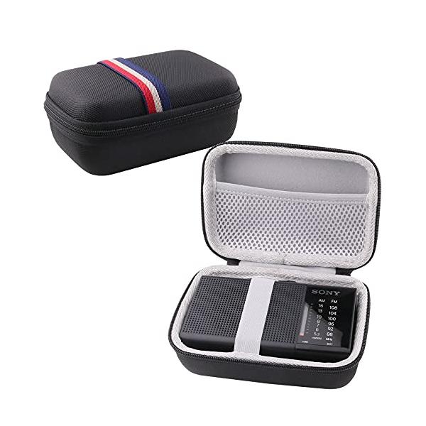 収納ケース対応ソニー(SONY) ポータブルラジオ ICF-P37/ ICF-P27/ICF-P36/ ICF-P26保護収納ケース -WERJIA材質：耐久性のある高級ハードEVA素材、優れた肌触り、中身の柔らかい保護。用途：保管保護、汚...