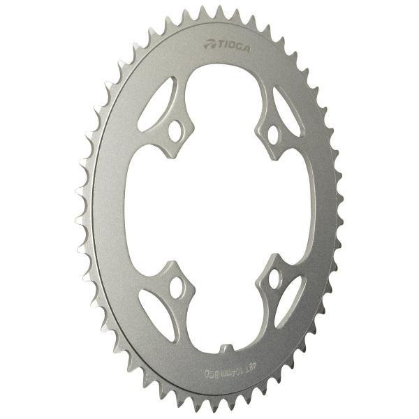【商品概要】カラー:シルバー素材:アルミサイズ:44TPCD:104mm【商品説明】【商品詳細】ブランド：TIOGA Acentia(タイオガ アセンシア)商品種別：スポーツ＆アウトドア商品名：TIOGA(タイオガ) チェーンリング(4アー...