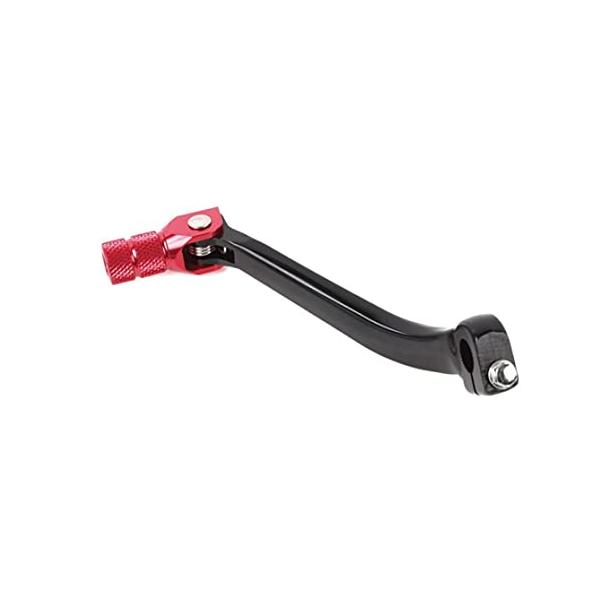 適合車種：CRF50F/70F(10mm ロング) '04-23 ,CRF125F '14-18 ,CRM50/80 '純正シフトレバー形状に合わせたオフセット±0mmタイプアーム部に鍛造A2014材を使用し、高強度・耐久性に優れるチップ部...