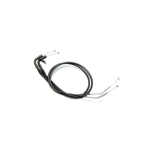 ショートスロットルケーブルWです。アウター長 850/870mm(50mmショート)カラー:ブラック適合車種:Z900RS('18-'22/ZR900C)※ワイヤーオイルを定期的に注入してください