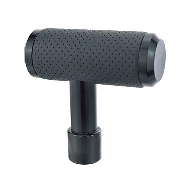 素材:ギアレバーノブは、運転体験を向上させるためにアルミニウム合金とPUレザーで構成されていますファッションデザイン: プッシュ式 シフトノブ, あなたの車をユニークにさせるセット内容: シフトノブ×1、アダプター×3 (8mm/10mm/...