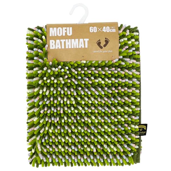 【商品概要】【商品仕様】サイズ：幅60×奥行40×高さ3cm、素材：ポリエステル100%、中国製【足が喜ぶやわらかさ】毛足が長く吸水性に優れたマイクロファイバーを使用。もふもふ、ふかふかな踏み心地でお風呂あがりの足元もサラリと快適。【吸水速...