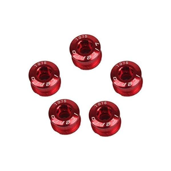 【商品概要】適合シングルチェーンリング/チェーンホイールを使用ダブルギア用ボルト：M8*6mm。参考重量:1.5g素材: 7075 T6 CNC合金, 高性能, 耐腐食性, 軽量, 高強度及び耐久性はボルトを取り付けるために5＃内側六角スパ...