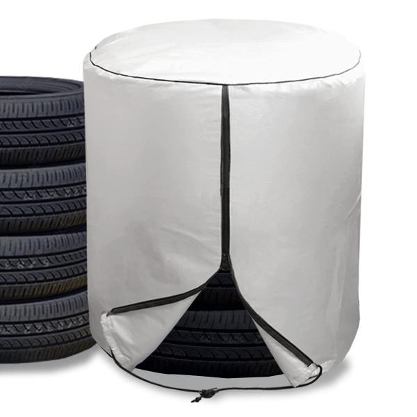 【商品概要】【汚れや紫外線から守る、防水仕様のタイヤカバー】自動車用タイヤを紫外線、雨、ほこりから守り、劣化や汚れ、紫外線によるタイヤの変色を防ぎます。420Dの分厚いオックスフォード生地を採用することで、高い防水性能・耐久性能を実現しまし...
