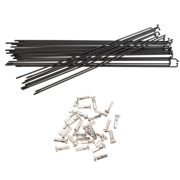 【商品概要】商品：円柱型45番自転車スポーク。サイズ：14G/2MM/255MM。素材：45鋼。14mmキャップ付き。表面：ED処理。より耐久。汎用：自転車、バイクなど。【商品説明】<b>仕様：<br/></b...