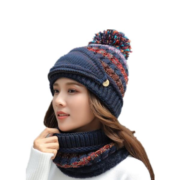 【商品概要】【商品仕様】ハット素材：ニット　　カラー：レッド/ブラック/ピンク/グレー/ネイビー/ベージュ　　適応季節：秋 冬　　サイズ： 56-58cm（伸縮性がある）【材質】厚手で柔らかい素材を採用し、ふわふわ、生地もしっかりと、寒い時...