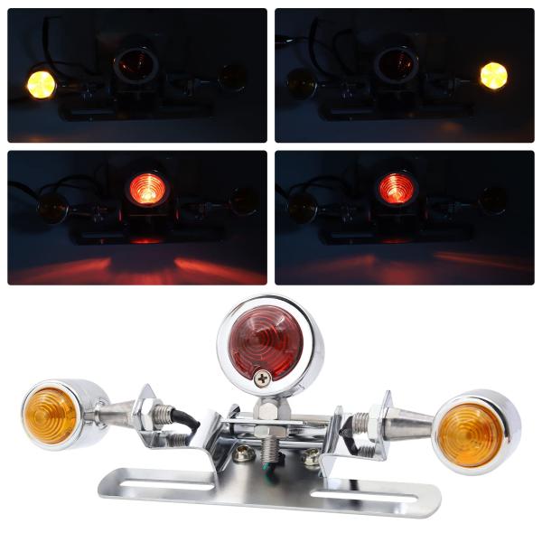 【商品概要】? 「3-in-1一体型設計」：ナンバープレートホルダー付き、ブレーキランプとウインカーランプを一体化したデザインは、取り付けたときのフィット感、色合いの違和感などを心配する必要がないので、車に統一性を求める人に向けた便利なテー...