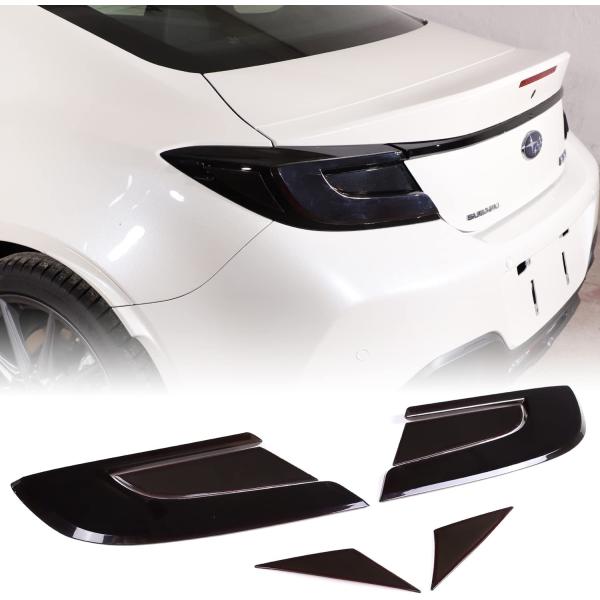 【商品概要】??【適用車種】トヨタ86/スバルBRZ　2022年〜現行に適合し、オリジナルの車のサイズに合わせてカスタマイズされています。テールライトカバーは元の車のデータに基づいて設計されており、完璧にフィットします。??【愛車を保護】こ...