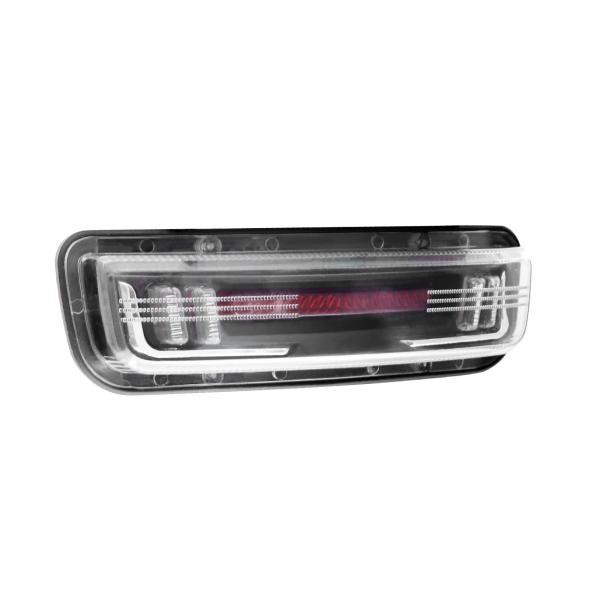 【商品概要】???「多機能テールランプ」：ブレーキとウインカー機能を兼ね備え、便利な一体型バイク用テールランプです。2色発光：ブレーキ＝赤い光、ウインカー＝黄色い光。???「スタイリッシュなデザイン」：高輝度LEDチップを採用し、より明るく...