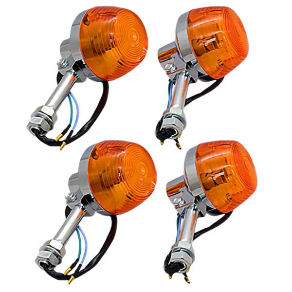 【商品概要】ホークタイプ CB系 バイクウィンカー オレンジカラー 便利な4個セット。高品質：色温度4000Kのアンバーを採用した視認性に優れたウィンカー。夜の走行も問題ありません。なるべくコストを抑えたい方におすすめの魅力的なアイテムです...