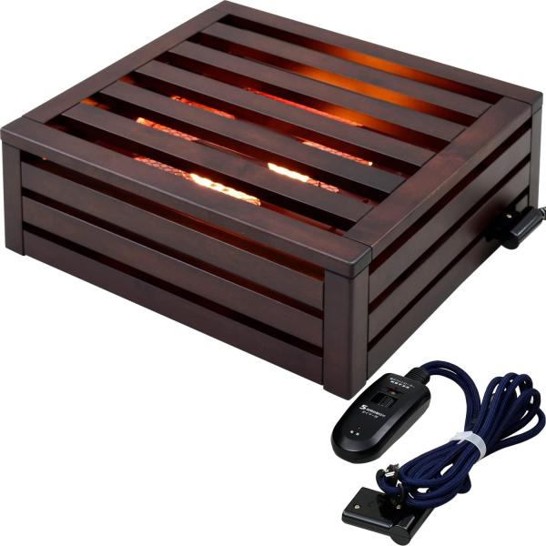 【商品概要】本体サイズ:幅36×奥行40×高さ14.5cm消費電力:最大600W/最小100W、消費電力量:強=約220Wh/弱=約80Wh、電気代目安(1時間あたり):強=約6.8円、弱=約2.5円(1kwhあたり31円として計算)発熱体...