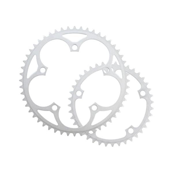 【商品概要】標準的なチェーンリングで、ピンやランプがなく、8速/7速に対応し、シングルリング使用にも最適です。 P.C.D. : 130mm サイズ： 38, 39, 40, 42, 44（インナー） 46, 48, 50, 52, 53,...