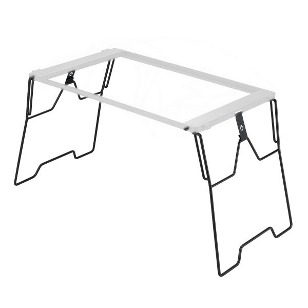 【商品概要】材質：スチール（粉末塗装）サイズ：約385×385×40mm用途：キャンピングムーン ブリッジテーブル T-3650用用脚部重量：約840g商品内容：2脚ペアセット【商品説明】【商品詳細】ブランド：キャンピングムーン(campi...