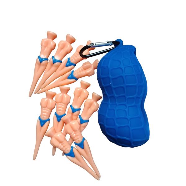 【商品概要】ピーナッツ型ゴルフボールケースと、10本のマッチョマンティー個性的なデザインのティーは、ユニークなマッチョな男性のシルエットをデザインしたもので、ゴルフプレイにさらなる楽しみを与えてくれます。ピーナッツ型ゴルフボールケースは、高...