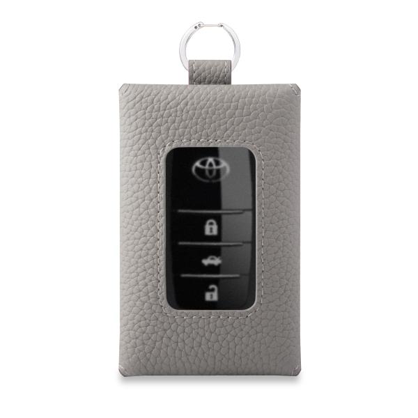 【商品概要】ブランド愛用者の信頼を得るヨーロッパの高級ブランドが誇る、上質な素材である「シュリンクカーフレザー」と「ヨーロピアンエンボスレザー」を厳選し、贅沢に使用したエレガントなスマートキーケースです。愛車のキーを確実に収納し、洗練された...