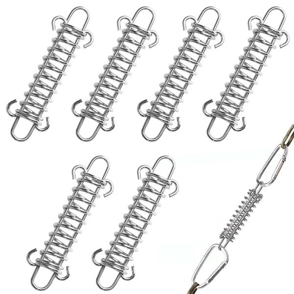 【商品概要】【防風・高弾性】テントに内蔵されたスプリングにより、適度な伸縮性があり、風の衝撃を吸収します。テントを安定させ、風で飛ばされたり移動したりするのを効果的に防ぐ。【耐久性と防錆性】ステンレス鋼ウィンドロープバックルは高品質のステン...