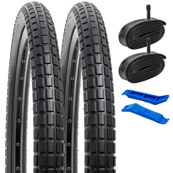 【商品概要】?【超耐久性 最新デザイン折りたたみタイヤ】：最新デザイン折りたたみタイヤ,振動の収束が速くなって、地面が滑らかになったような感覚があります。26 2.125 タイヤは良質なゴム材料と高編糸で作られ、グリップ力が強く、耐摩耗性が...