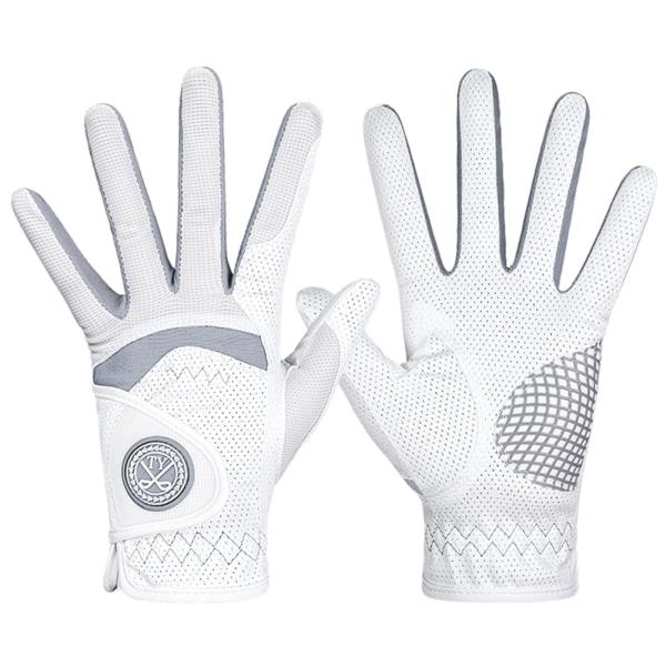 【商品概要】【優れた通気性】手の甲には通気性の高いメッシュ素材を採用しており、ラウンド中でも手の蒸れを軽減。快適なプレーをサポートします。【高い伸縮性】ストレッチ素材と伸縮性の高い生地が手首の関節部分にしっかりフィットし、長時間の使用でも疲...