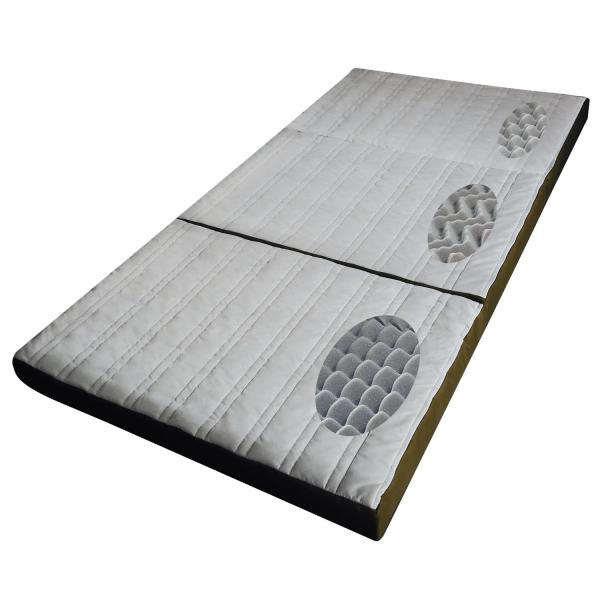 【商品概要】【3ゾーン加工で美しい寝姿勢に】頭部・腰部・脚部それぞれ波型形状を変えることで、仰向けでも横向きでも体圧をバランスよく分散。体重が身体の一部に集中するのを防ぎ、美しい寝姿勢を保ちます。頭部はやさしく支え、腰部はしっかり支え、脚部...