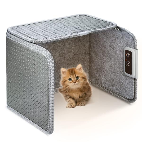 【商品概要】【3段階温度調節のパネルヒーター】足元をじんわり暖めてくれる人気パネルヒーターが登場しました！専用カバー付き、保温効果は最高です。昇温速度が早く、速暖性があるのも特徴です。また、3段階(強/中/弱)で温度を調整でき、ペット用や足...