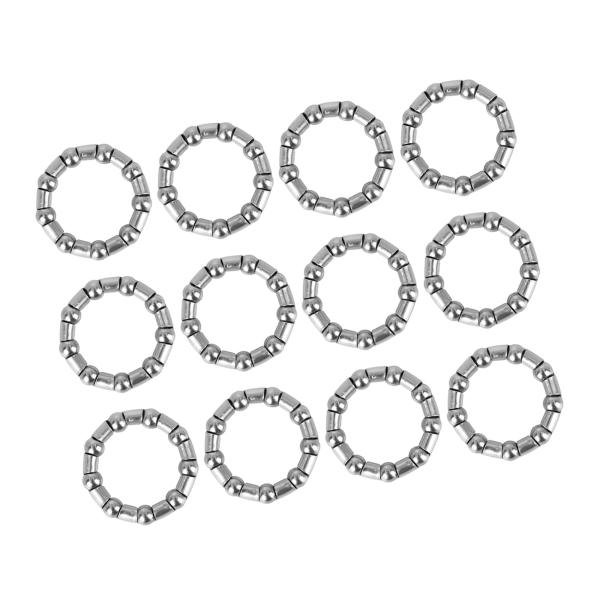 【商品概要】【素材】 このボールベアリングリテーナーは、スチール製で、耐久性と耐錆性があります。【寸法】 外径: 44mm; 内径: 33.5mm。パッケージ内容: 自転車用ボールベアリングx 12個【特徴】 このボールベアリングリテーナー...