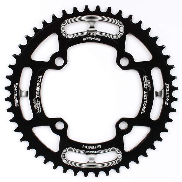 【商品概要】104mm BCD厚さ4.2mm。8S / 9S / 10S / 11S / 12Sに対応しています。マウンテンバイクに適しています。7075-T6アルミニウム合金は鍛造され、軽量で丈夫です。【商品説明】マウンテンバイク用に設計...