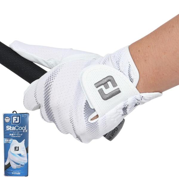 【商品概要】左手着用（右利き用）素材：合成皮革（平部分）＋接触冷感素材メッシュ（甲部分）【商品説明】【商品詳細】ブランド：FootJoy(フットジョイ)商品種別：スポーツ＆アウトドア商品名：[フットジョイ] ゴルフグローブ ステイクール E...