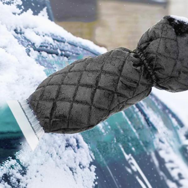 【商品概要】【暖かくて快適】内側に厚くて柔らかいフリースが特徴のグローブです。雪かきが必要な極寒の中でも快適に使用できるよう暖かい素材で作られています。【安全なグリップ】車のフロントガラスを傷つけることなく、車のフロントガラスについた氷や雪...
