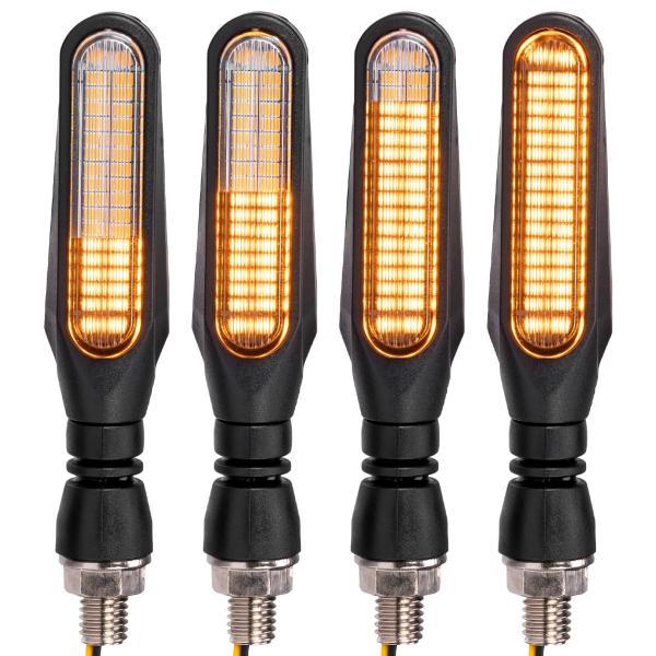 【商品概要】【商品仕様】全透明レンズ 電圧：DC12V ネジ規格：M10　寿命：約50000時間以上 ルーメン値：16800ルーメン　汎用性の高いネジ規格M10を採用しているため、ほとんどのバイクに対応できます。 ※ご購入する前に、取付車種...