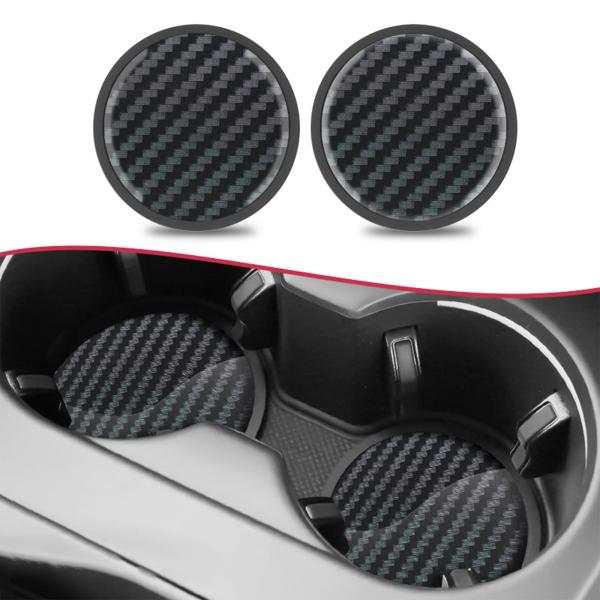 【商品概要】【適用車種】：このカップホルダーコースターには実用性と美しさを兼ね備えて、ほとんどの自動車に適しています。ドリンクホルダー底面の直径70mmのドリンクポケットに対応できます。コンパクトカーから軽自動車、商用車、SUV、MPVなど...