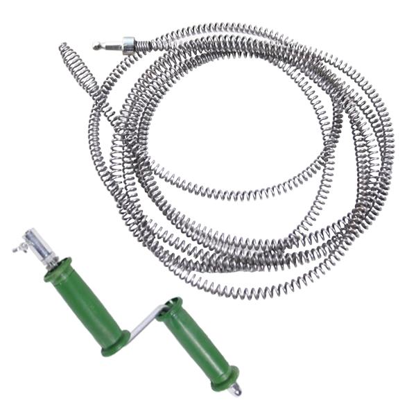 【商品概要】排水管の詰まりを簡単に除去できる：トイレやお風呂の排水管が詰まってしまった時に活躍してくれる便利なパイプクリーナーです。ご家庭にあるインパクトドライバーを使って、簡単に排水管の詰まりを除去することができます。電動と手動の両方に対...