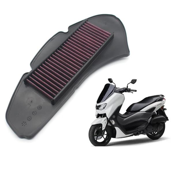 【商品概要】適用機種：2015-2019 YAMAHA Nmax 155 NMAX 125 用に特別に設計されています。素材：ラバー+コットン用途：最高品質のパワーフローフィルタリングメディア。品質：運転条件によっては、清掃が必要になるまで...