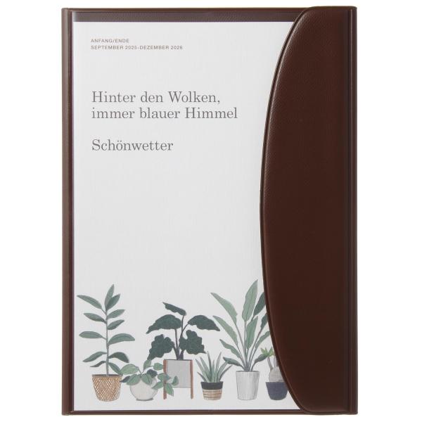 【商品概要】【スケジュール欄】月間：見開き1ヶ月ブロック【サイズ】幅15.5×高さ22cm　【掲載期間】2025年9月〜2026年12月　月曜始まり【マンスリータイプ】見開き1ヶ月ブロックマンスリー。大判ならではの視認性の高さと書き込みやす...