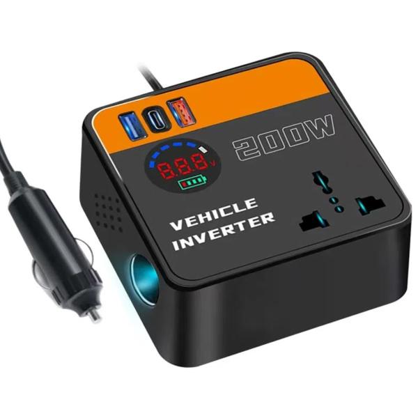 【商品概要】【商品説明】【超静音＋超放熱＋超耐久】 内蔵の超静音冷却ファンと2つの排熱口を備えています。スマートチップを搭載しており、車両と電子機器を保護し、必要な電圧を自動的に認識します。過負荷、過電圧、短絡、温度異常など、9つの安全保護...