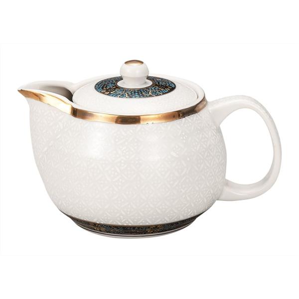 【商品概要】容量:360ml網付素材・材質:磁器生産国:日本紙箱入【商品説明】【商品詳細】ブランド：九谷焼いわたや(Kutaniyakiiwataya)商品種別：ホーム＆キッチン商品名：九谷焼いわたや ポット急須 白七宝(網付)K9-624...