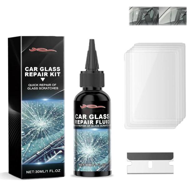【商品概要】【高効率なフロントガラス修復】このフロントガラス リペアキットは、車のフロントガラスにできた小さなひびや欠けを修復するために設計されています。わずか20〜30分で損傷を効果的に修復し、フロントガラス全体を交換する必要がないため、...