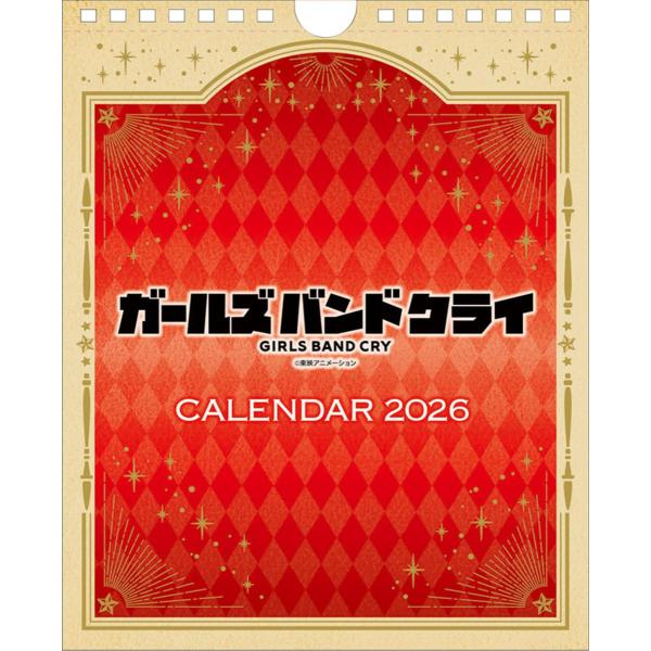 【商品概要】【仕様】22×17cm・13枚【素材】本体：紙/リング：鉄、ナイロン【商品説明】【商品詳細】ブランド：エンスカイ(ENSKY)商品種別：カレンダー商品名：エンスカイ 卓上 ガールズバンドクライ 2026年カレンダー 22×17c...