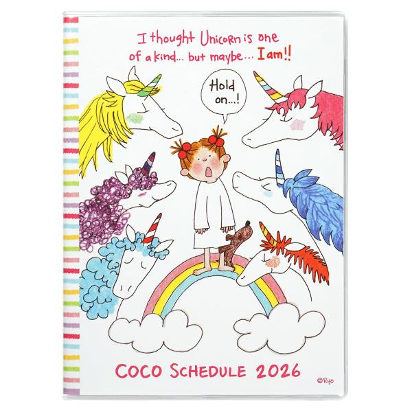【商品概要】おちゃめでかわいいココちゃんとたくさんの仲間たちが楽しめる、ココちゃんシリーズのコンパクトなＡ６サイズのダイアリーマンスリー（２０２６．１〜２０２６．１２）サイズ：Ａ６サイズ(H150mm×W110×D4mm)ソフトカバー（ペン...