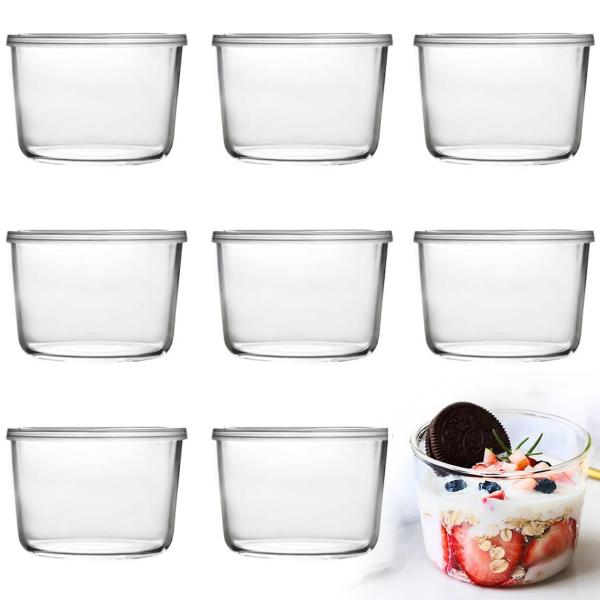 【商品概要】耐熱性能: -30℃から200℃までの温度範囲に対応する高品質な耐熱ガラス製。電子レンジや冷蔵庫での使用が可能実用的な容量: 270ml容量で、プリン、ゼリー、茶碗蒸しなどの調理に最適なサイズ設計便利な設計: PE素材の密封蓋付...