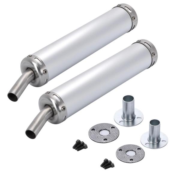 【商品概要】★愛車をスタイリッシュにカスタム！2ストローク　マフラーサイレンサー★【対応車種】DIO JOG NSR TZR RZ RGV 等 ※車種のグレード、年式によっては、取り付け出来ない場合がございますのでご購入前に必ずご確認をお願...