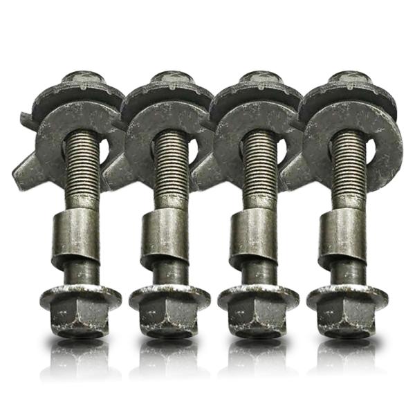 【商品概要】?【キャンバーを自在に調整】調整式の超硬キャンバーボルトです。ショックアブソーバーとナックルを留めている純正ボルトをキャンバーボルトに交換することで、キャンバー調整が可能になります。?【タイヤの寿命を伸ばす】キャンバー角を付けた...