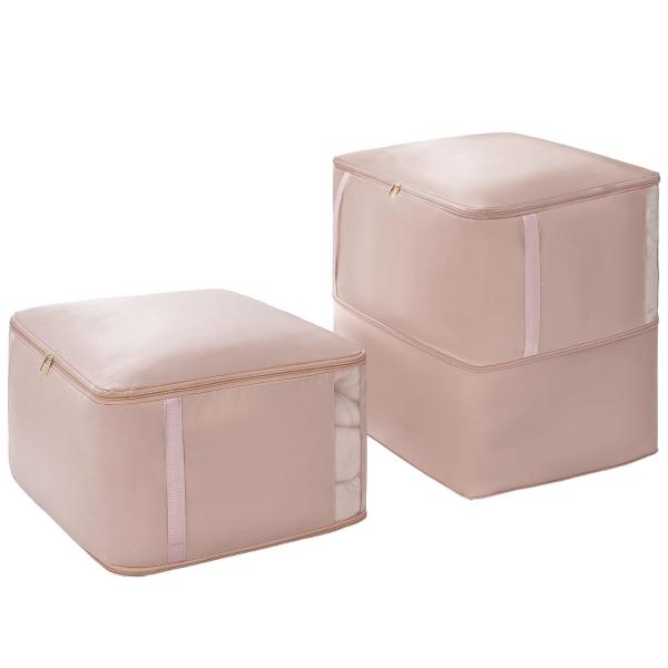 【商品概要】【約50％の軽圧縮】軽圧縮設計により収納スペースを節約しながら、羽毛のふんわり感を損ないにくい仕様。圧縮袋 布団として羽毛布団や毛布、衣類をやさしく守りながらすっきり収納できます。【中身が見える透明窓】メッシュタイプの透明窓付き...