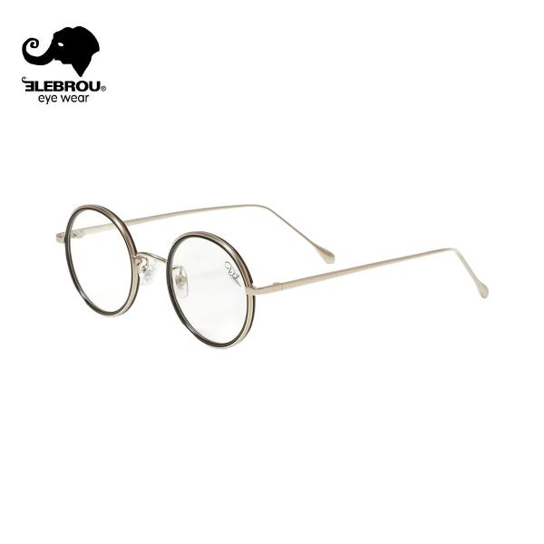 ブランドELEBROU eyewear / エレブロアイウェア商品名Stamford Clearフレーム・レンズカラーフレーム/テンプル：シルバーメタルレンズ：クリアー（UV400カットレンズ、 紫外線99％UVカットレンズ）素材レンズ：プ...